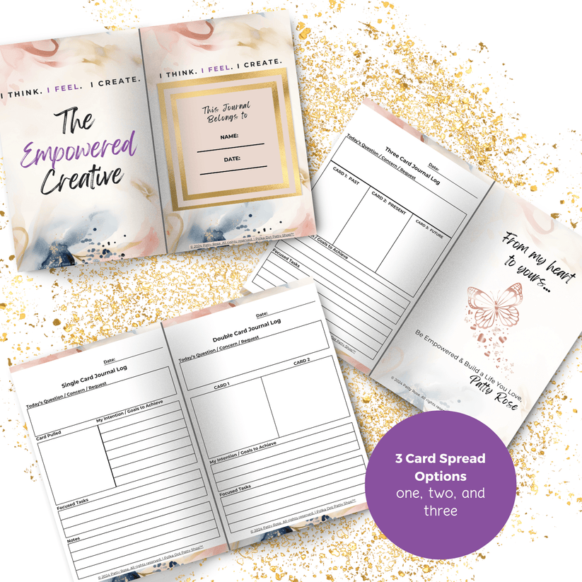 The Empowered Creative - Printable Empowerment Card Deck with Matching ...